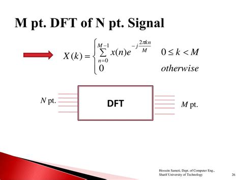 ce digital signal processing fall discrete fourier transform dft