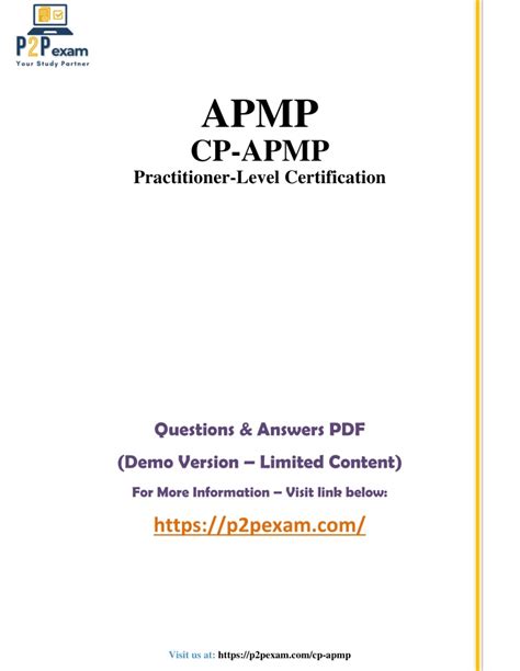 Ppt Cp Apmp Questions And Answers Pdf Dumps Powerpoint Presentation Free Download Id 14165825