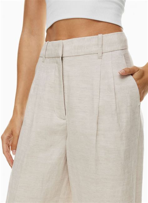The Effortless Pant™ Linen Wider Aritzia Us