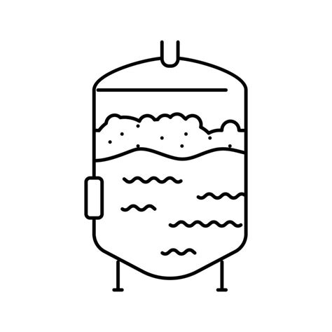 Fermentation Beer Production Line Icon Vector Illustration 19590340 Vector Art At Vecteezy