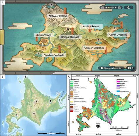 Pokemon Sinnoh World Map