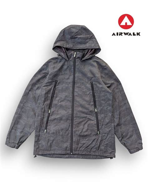 Vintage Y2k Airwalk Digital Camouflage Gorpcore Jacket Mens Fashion