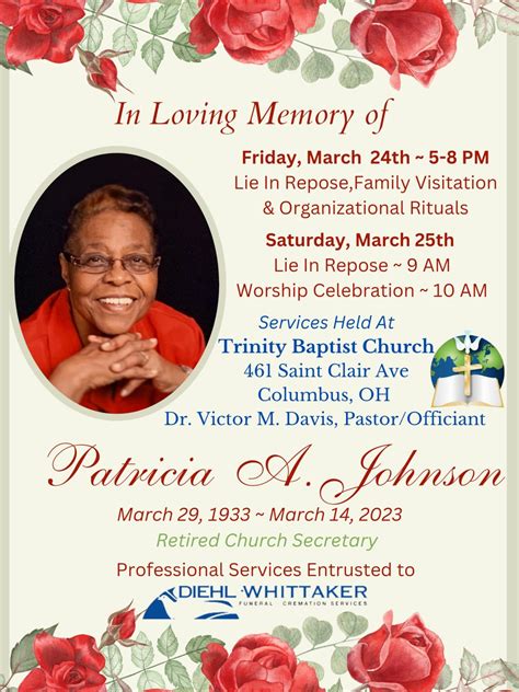 Patricia Johnson Obituary 2025 Paul A Morin