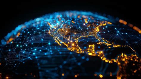 Global Connectivity Concept Premium AI Generated Image