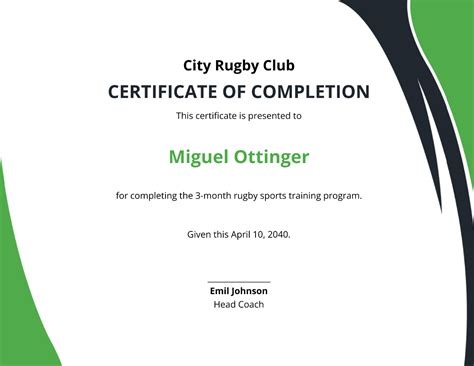 Free Dealership Completion Certificate Template To Edit Online