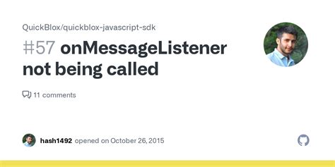 onmessagelistener not being called · issue 57 · quickblox quickblox