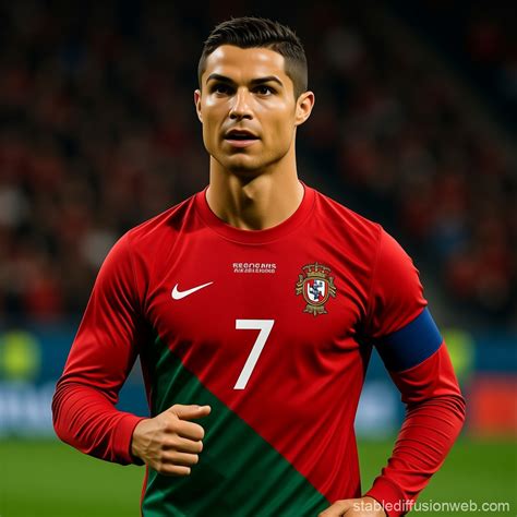 Cristiano Ronaldo Portrait Stable Diffusion Online