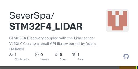GitHub SeverSpa STM32F4 LIDAR STM32F4 Discovery Coupled With The Lidar Sensor VL53L0X Using