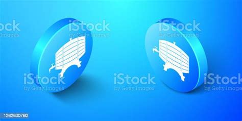 파란색 배경에 격리 된 스톱콕 아이콘이있는 랙에 등색 나무 배럴 파란색 원 버튼입니다 벡터 0명에 대한 스톡 벡터 아트 및 기타 이미지 Istock