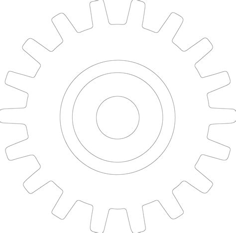 Settings Icon Outline Silhouette 38488810 Vector Art At Vecteezy