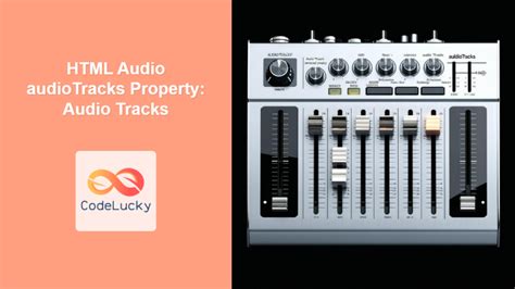 Html Audio Embedding Sound Into Your Web Pages Codelucky
