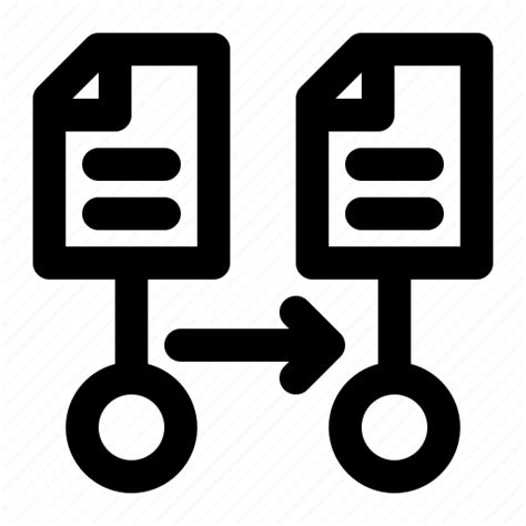 Data Lineage Flow Tracking Processes Management Icon Download On Iconfinder