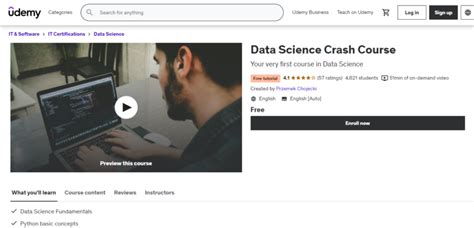 Best Free Udemy Data Science Courses In March