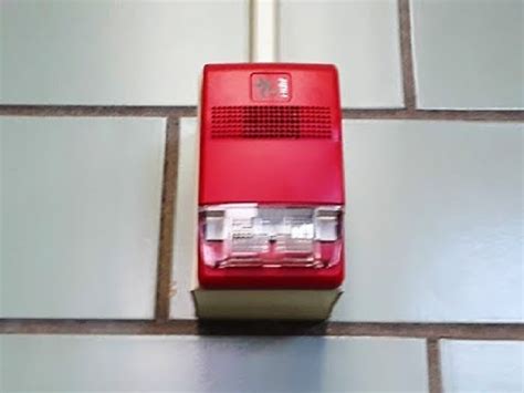 Fire Alarm Edwards Est Genesis Horn Strobe Youtube