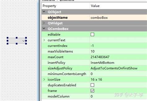 PyQT 控件 下拉列表框 QComboBox 知乎