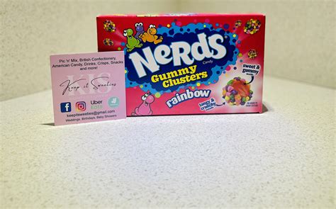Nerds Gummy Clusters Rainbow Theatre Box G Etsy Australia