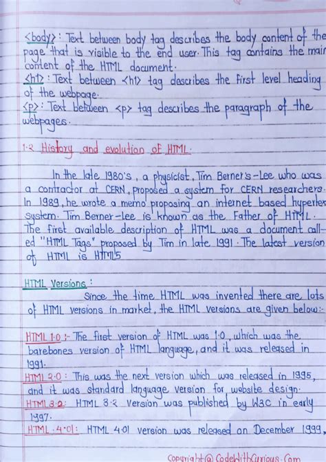 Html Css Js Handwritten Notes Combo Codewithcurious Html Css Js Handwritten Notes Combo Codewithcurious