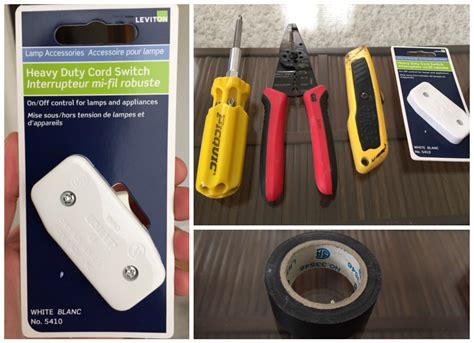 How To Add An Inline Lamp Cord Switch DIY Montreal