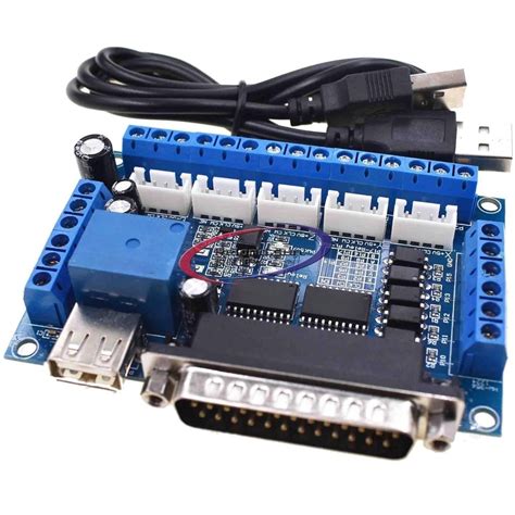 Mach Engraving Machine CNC Axis Stepper Motor Driver Interface Control Board With Optocoupler