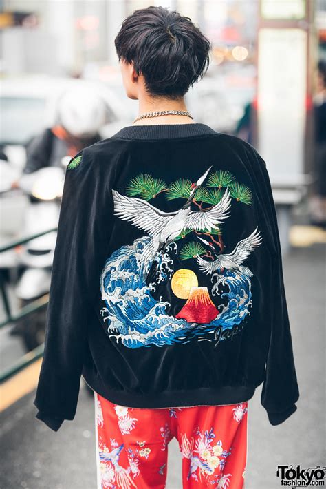 Harajuku Guy In Japanese Sukajan Jacket By Kula Saint Laurent Vampire