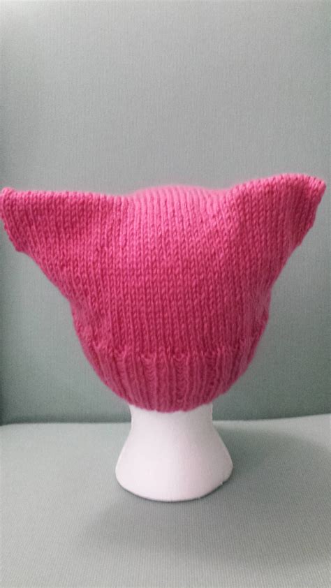 Pink Pussyhat Pussyhat Project Womens March Feminist Etsy