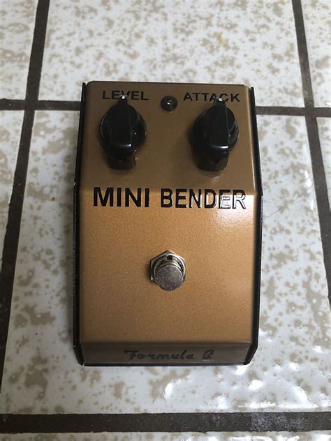 Formula B Mini Bender Le No 450 Gold Reverb Uk