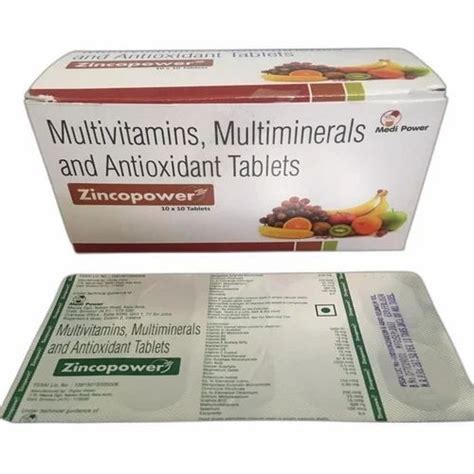 Multivitamins Multiminerals Antioxidants Tablet 10x10 Tablets At