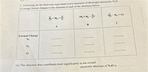 Solved 2 Following Are The Three Non Equivalent Lewis