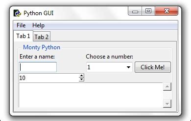 Using A Spin Box Control Python Gui Programming Cookbook Book