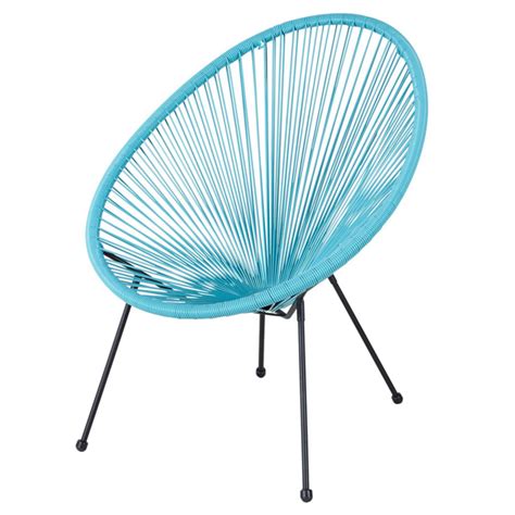 მაგიდა 2 სკამით ცისფერი Gardex Rattan Popshop Ge