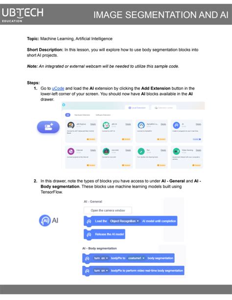 ucode resources and activities ubtech education