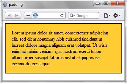 Что такое Padding в Html