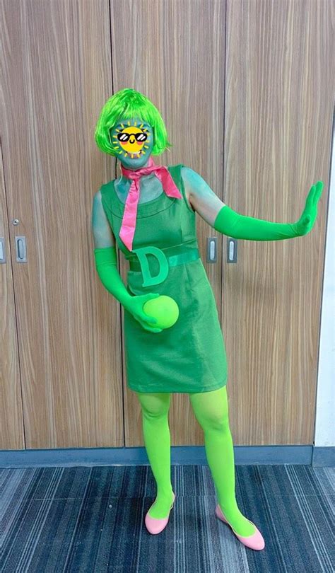 Disgust Inside Out Costume Women S Fashion Dresses Sets Sets Or Coordinates On Carousell