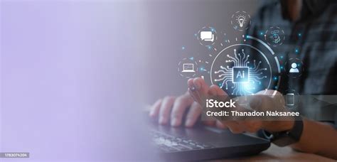 인공 지능 기술 인공 지능 사업가 쇼 가상 그래픽 글로벌 인터넷 연결 로봇 Ai와의 채팅 미래 기술 변환 개념에 대한 스톡 사진