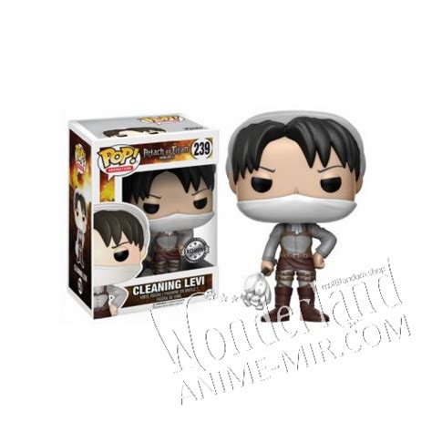 Аниме фигурка Атака титанов - фанко поп Леви уборщик / Funko POP Attack ...