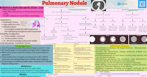 Pulmonary Nodule Medical Infographics