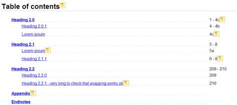 Javascript Appending Paragraph Numbers To Table Of Contents Headings