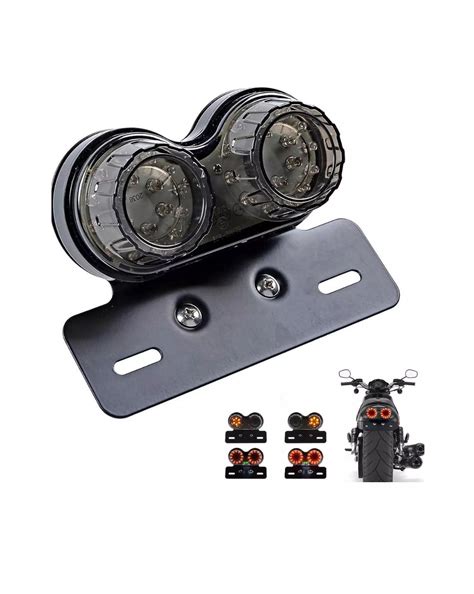 Double Barrel Universal Motorcycle Backlight Premium Led Tail Light