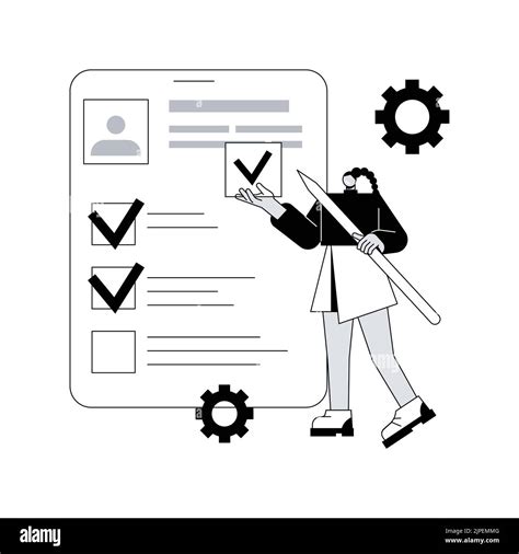 Employee Assessment Abstract Concept Vector Illustration Employee