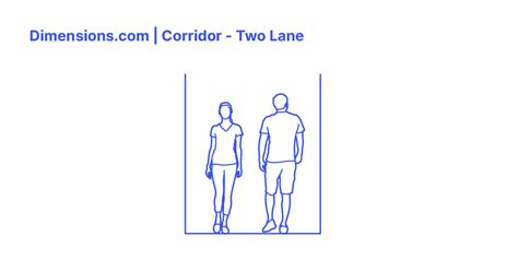 Corridor Two Lane Dimensions And Drawings