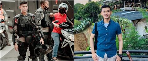 10 Potret Muhammad Chaerul Polisi Yang Viral Saat Demo Uu Cipta Kerja