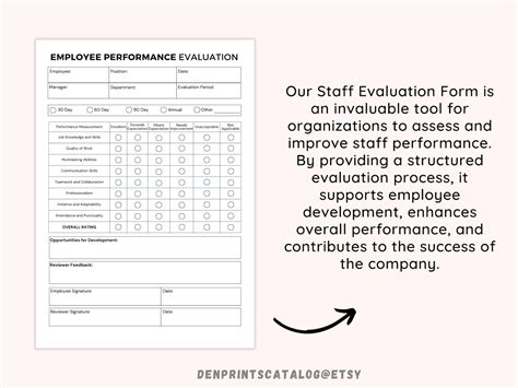 Employee Performance Evaluation Template Employee Performance Review
