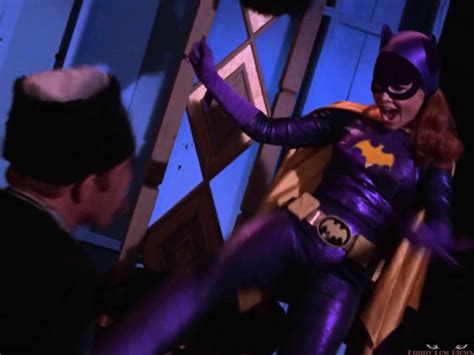 Yvonne Craig 2 Nutshots Batwoman Vintage Ballbusting Dc Batman Kick In The Balls Front And Groin