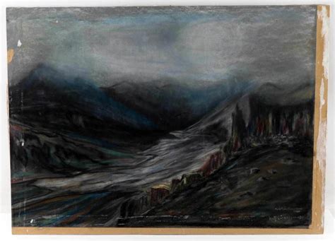 Sold Price Kris Einarsson Mid Century Impressionist Drawing April 4