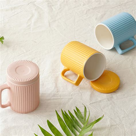 머그컵 350ml카페 마카롱 예쁜 머그잔국내제작 아이디어스
