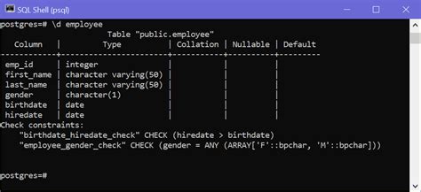 Postgresql Check Constraint