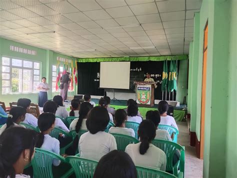 သုံးခွမြို့၌ အထက၂ကျောင်း၌ မူးယစ်ဆေးဝါးပပျောက်ရေးနှင့် လူကုန်ကူးမ