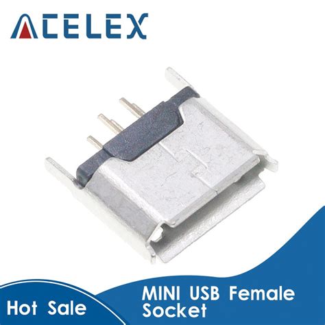 10pcs Type B Vrouwelijke 180angel Micro Usb Socket Grandado