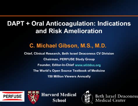Dapt Oral Anticoagulation Indications And Risk Amelioration