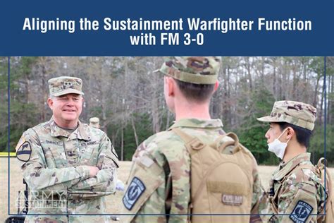 Aligning The Sustainment Warfighter Function With Fm 3 0 Article